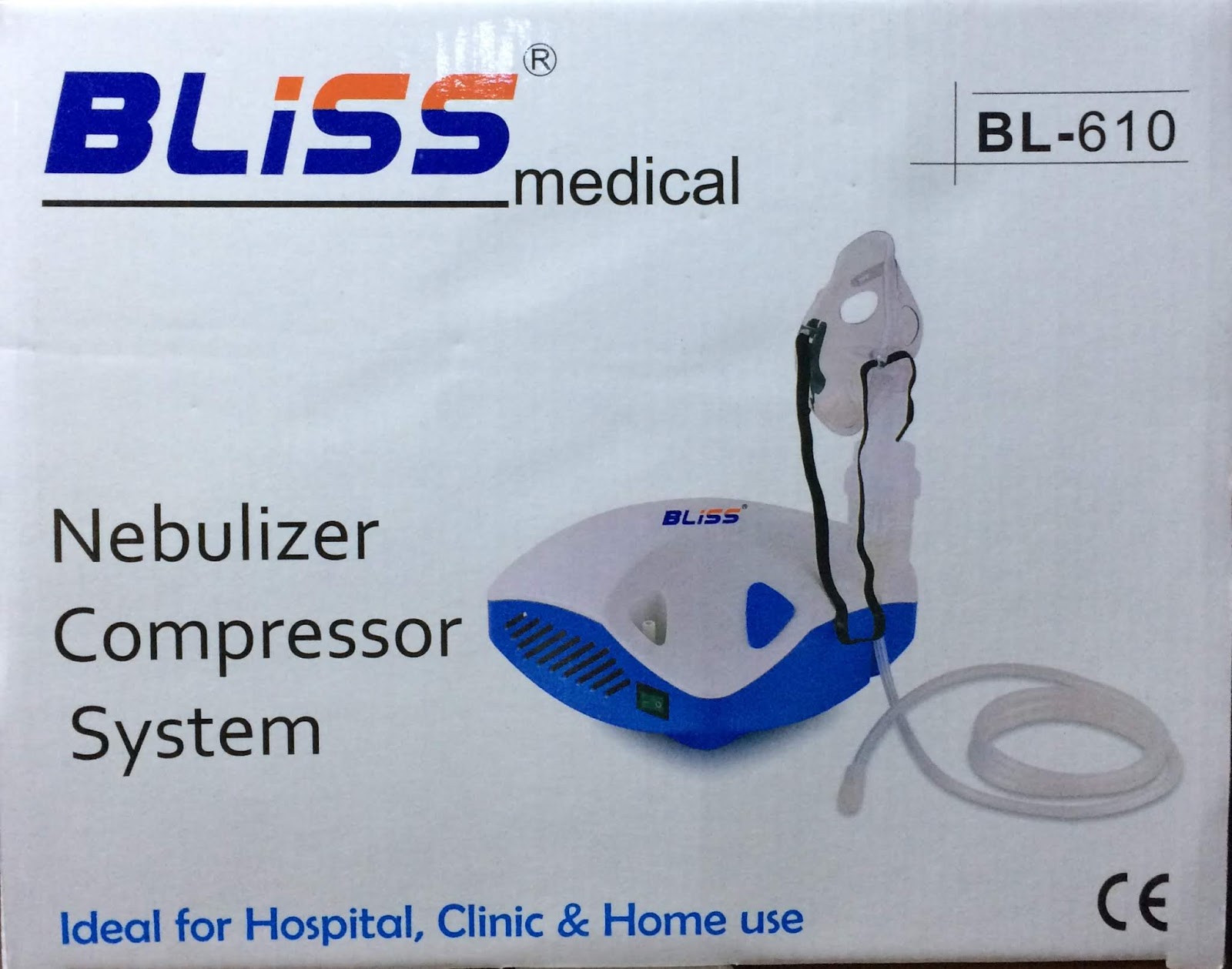 Bliss Nebulizer Compressor Model # BL-610 - New Pak Surgical